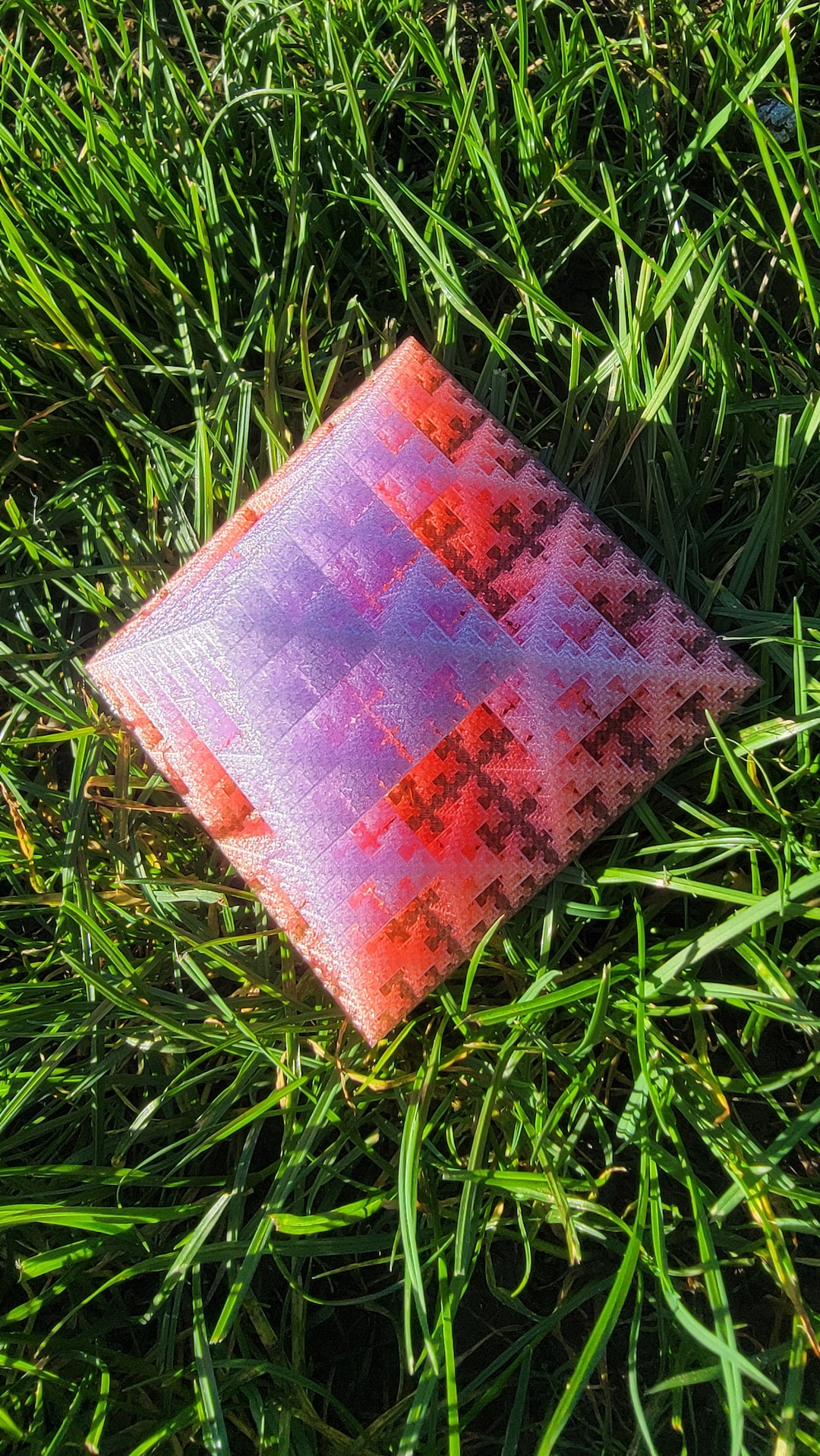 Fractal Pyramid, Unique Translucent Rainbow Multicolor 3D Printed ...