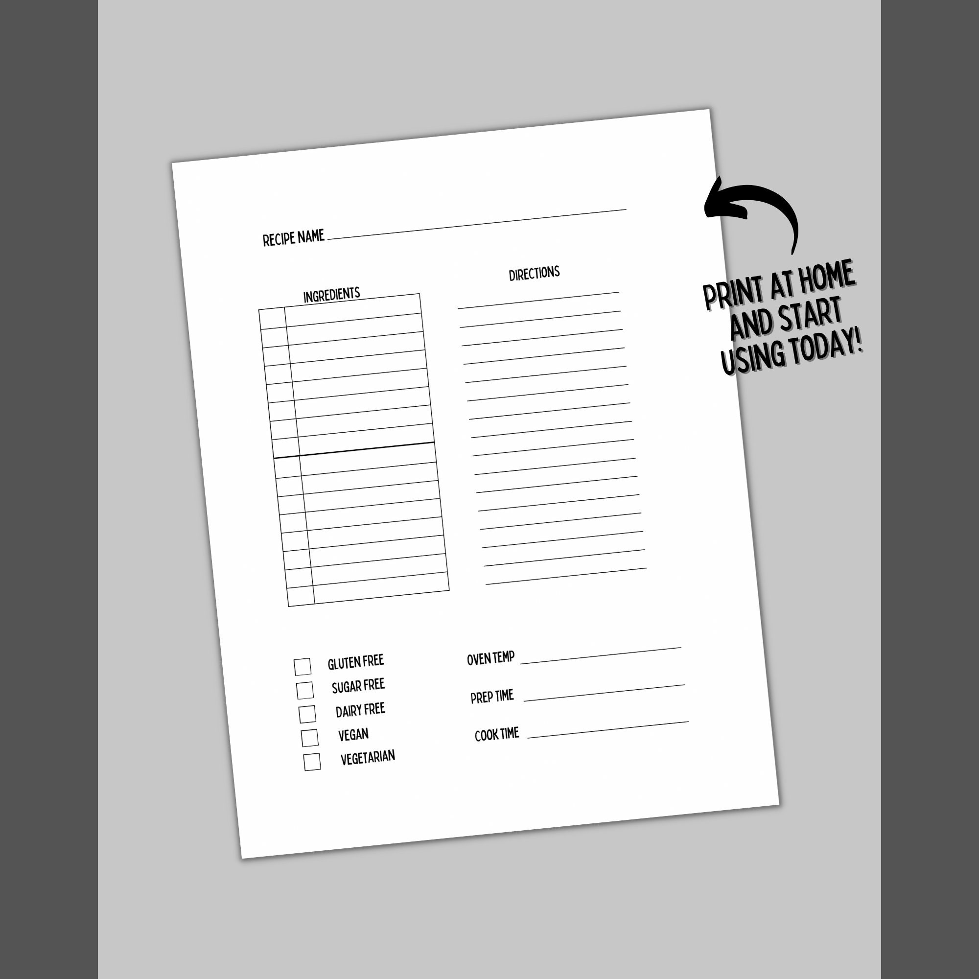 Healthy Snack Ideas List Printable Included Grocery List and Recipe ...