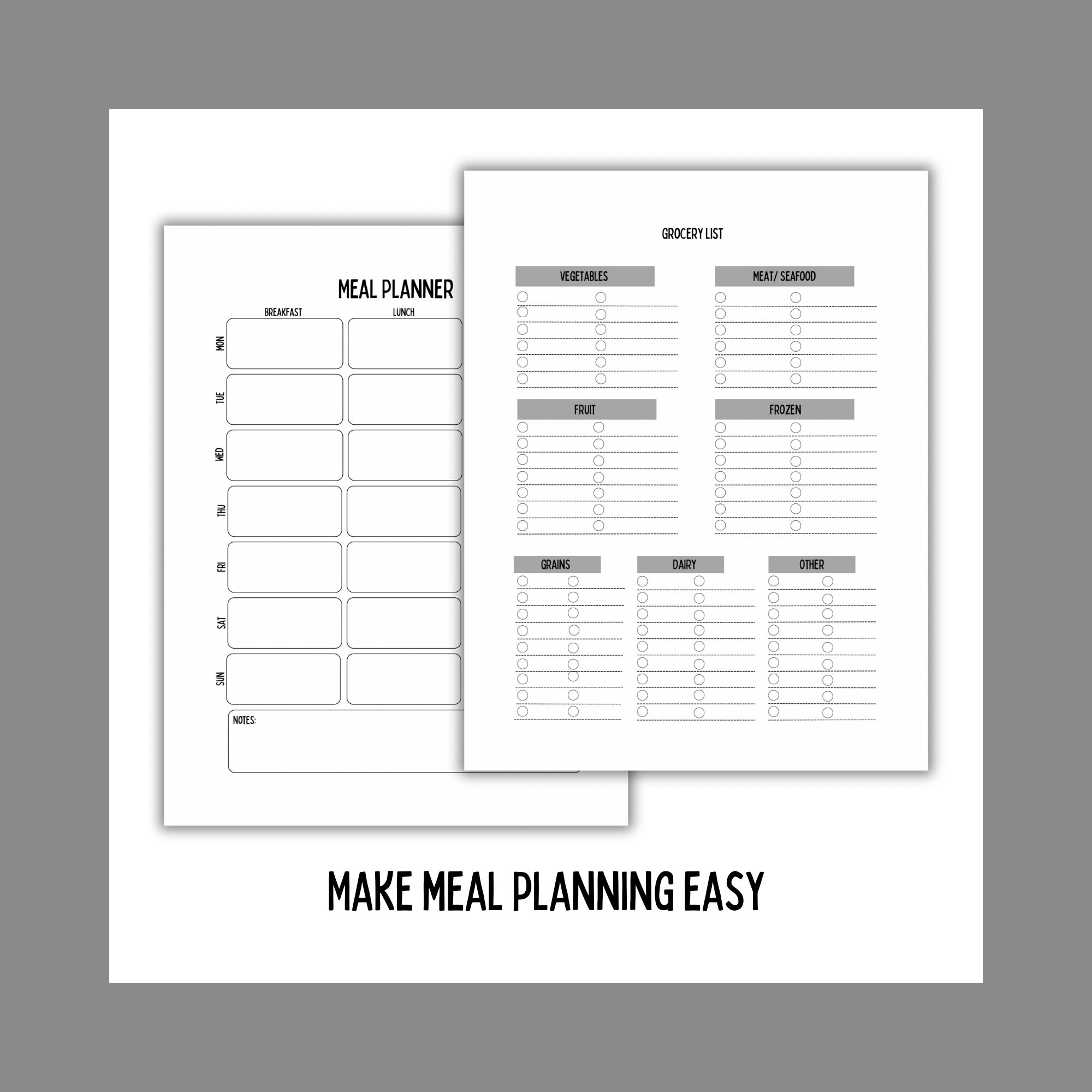 Low Carb Food List PDF Bundle Low Carb Food Chart Etsy