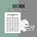 Printable Kitchen Conversion Chart Kitchen Decor Digital Download - Etsy
