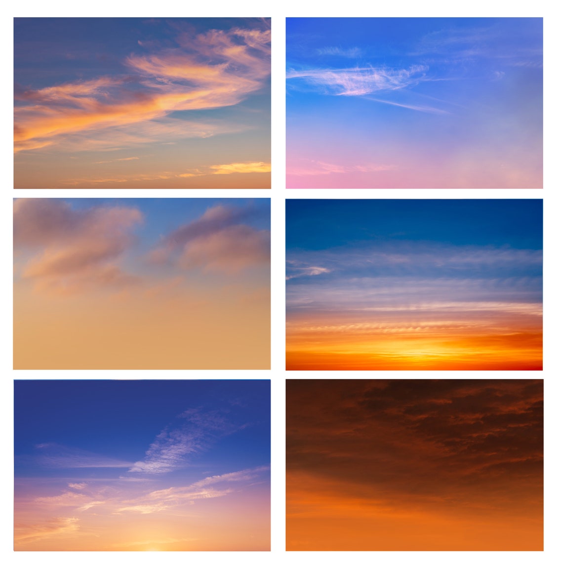 100 Dramatic Sky Overlays Sky Photoshop Overlays - Etsy