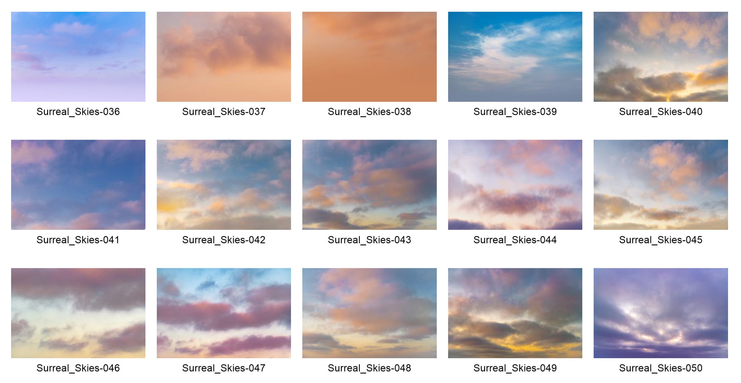 50 Beach Sunset Sky Overlays Photoshop Overlays - Etsy