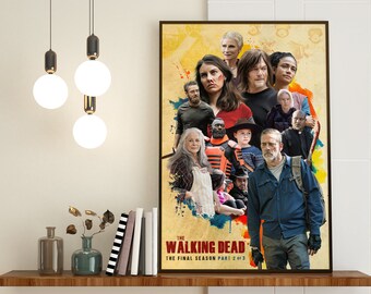Walking Dead Signed Poster - Etsy