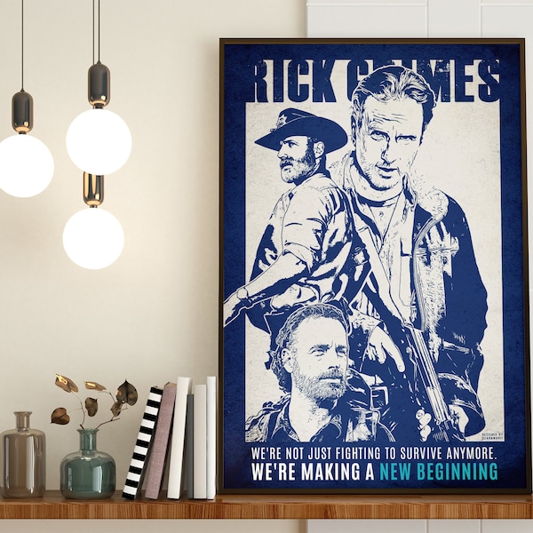 Rick Grimes Poster - Etsy