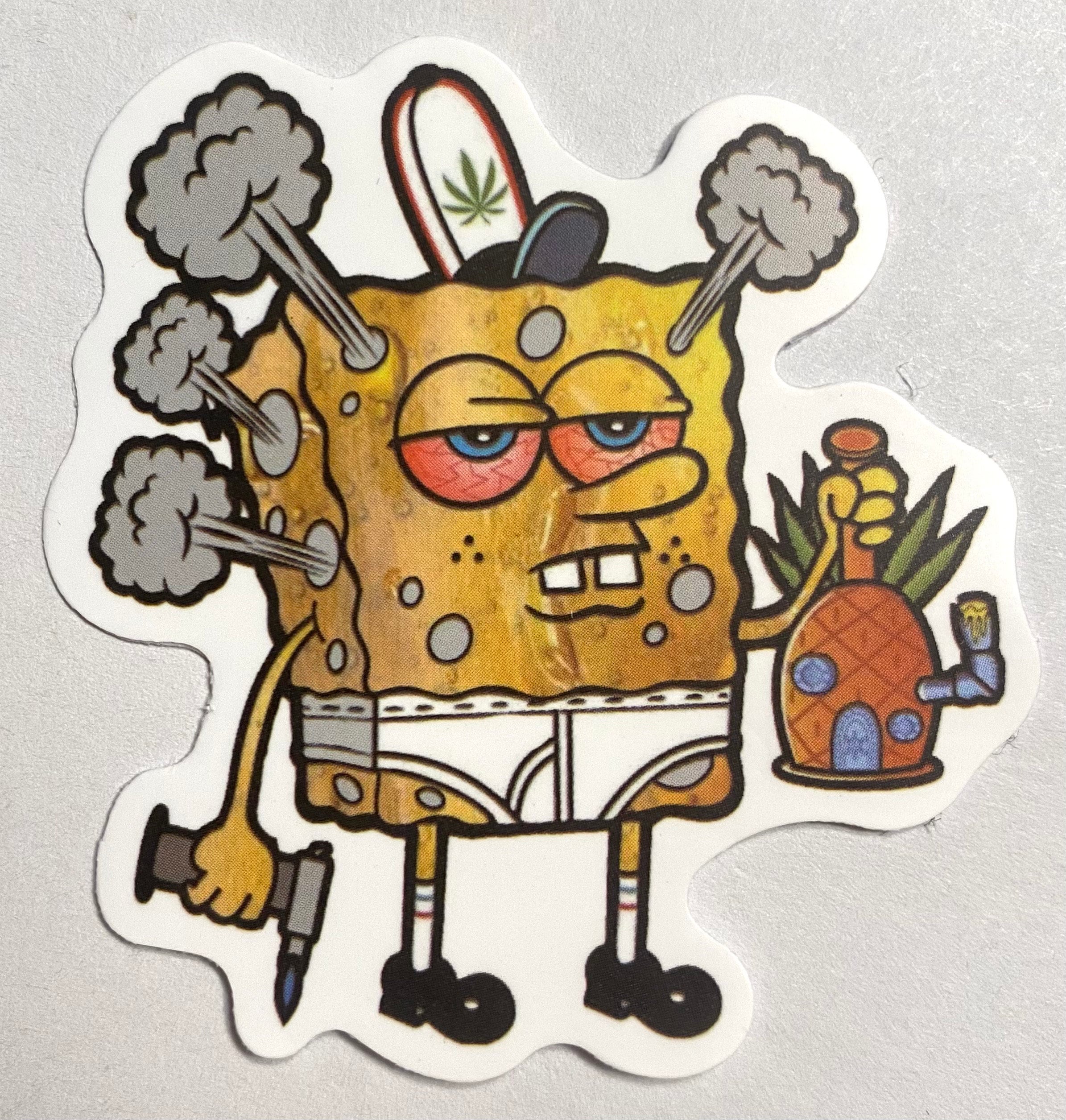 Smoking Weed Spongebob