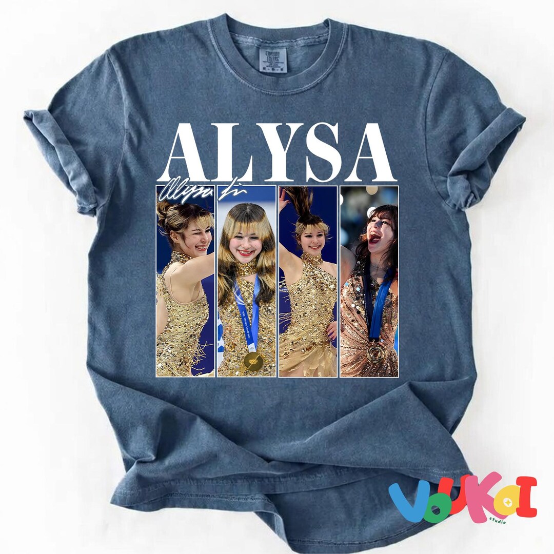 Comfort Colors Vintage Alysa Liu Graphic Tee, Figure Skating Aesthetic ...