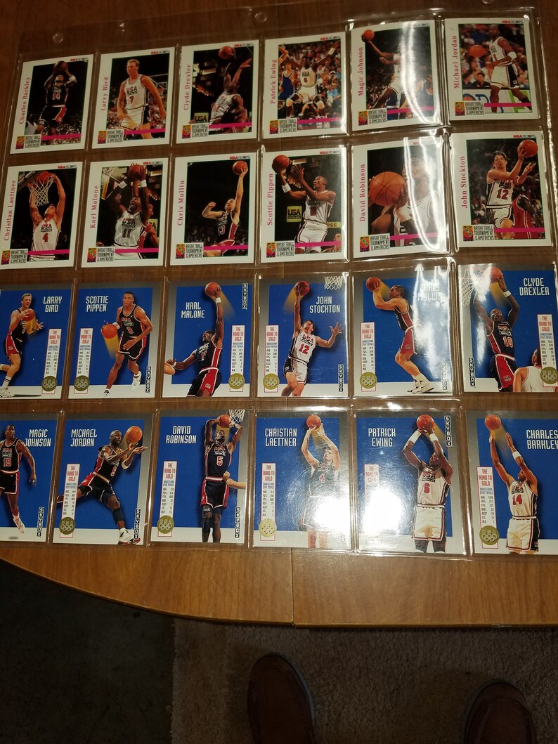 USA 1992 Basketball Olympic Dream Team Card Set - Etsy