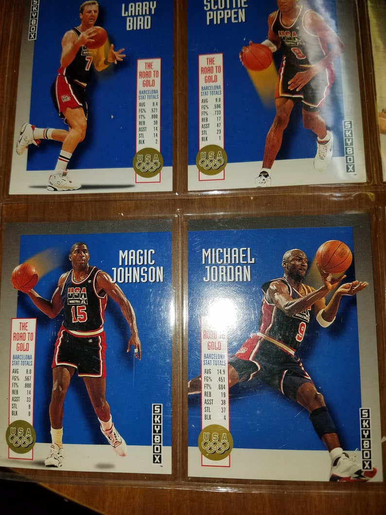 USA 1992 Basketball Olympic Dream Team Card Set - Etsy