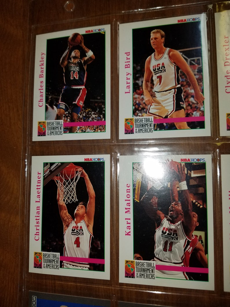 USA 1992 Basketball Olympic Dream Team Card Set - Etsy