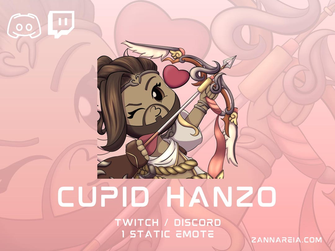 Cupid Hanzo - Overwatch - 1 Static Emote Pack - Discord/twitch Emote - Etsy
