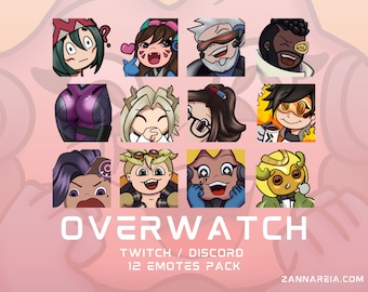 Doomfist Overwatch Twitch Emote Pack 112x112 / 56x56 / 28x28 Twitch ...