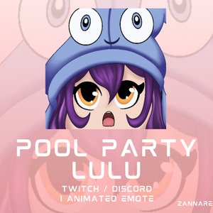 Pool Party Lulu - Animated Twitch/discord Emote - Etsy