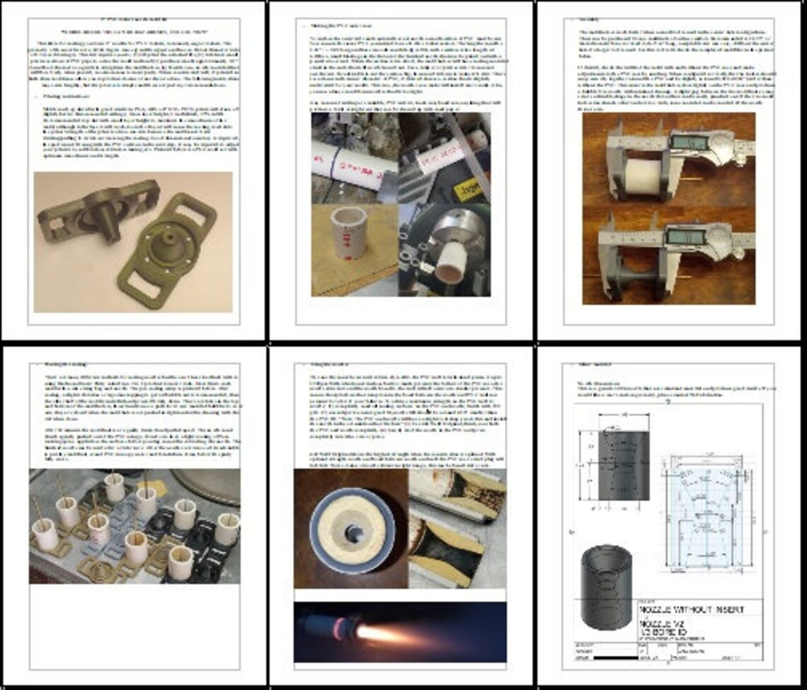 Rocket Nozzle Mold Kit - STL Files - Cast Your Own Nozzles for 1" PVC ...