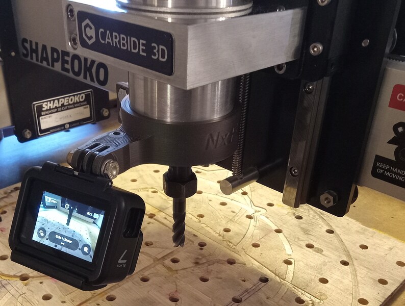 65mm Gopro Mount for Router - 3D File - Shapeoko, Millright, Onefinity ...