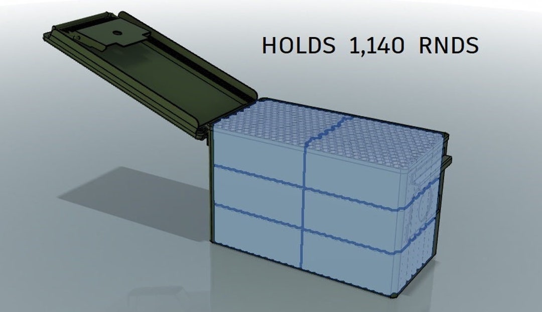 Organizer for 223 - **prusa Slicer Files** - Fits M2A1 .50 Box ...