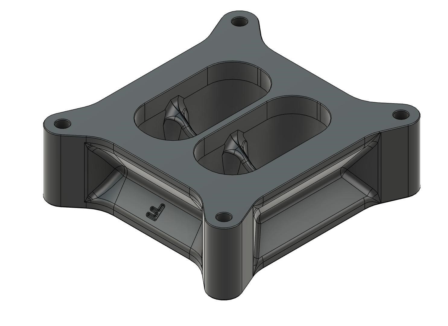 Tapered Spacer for 4150/4160 Dual Pane, 2" - STL, F3D, 3MF Files for ...