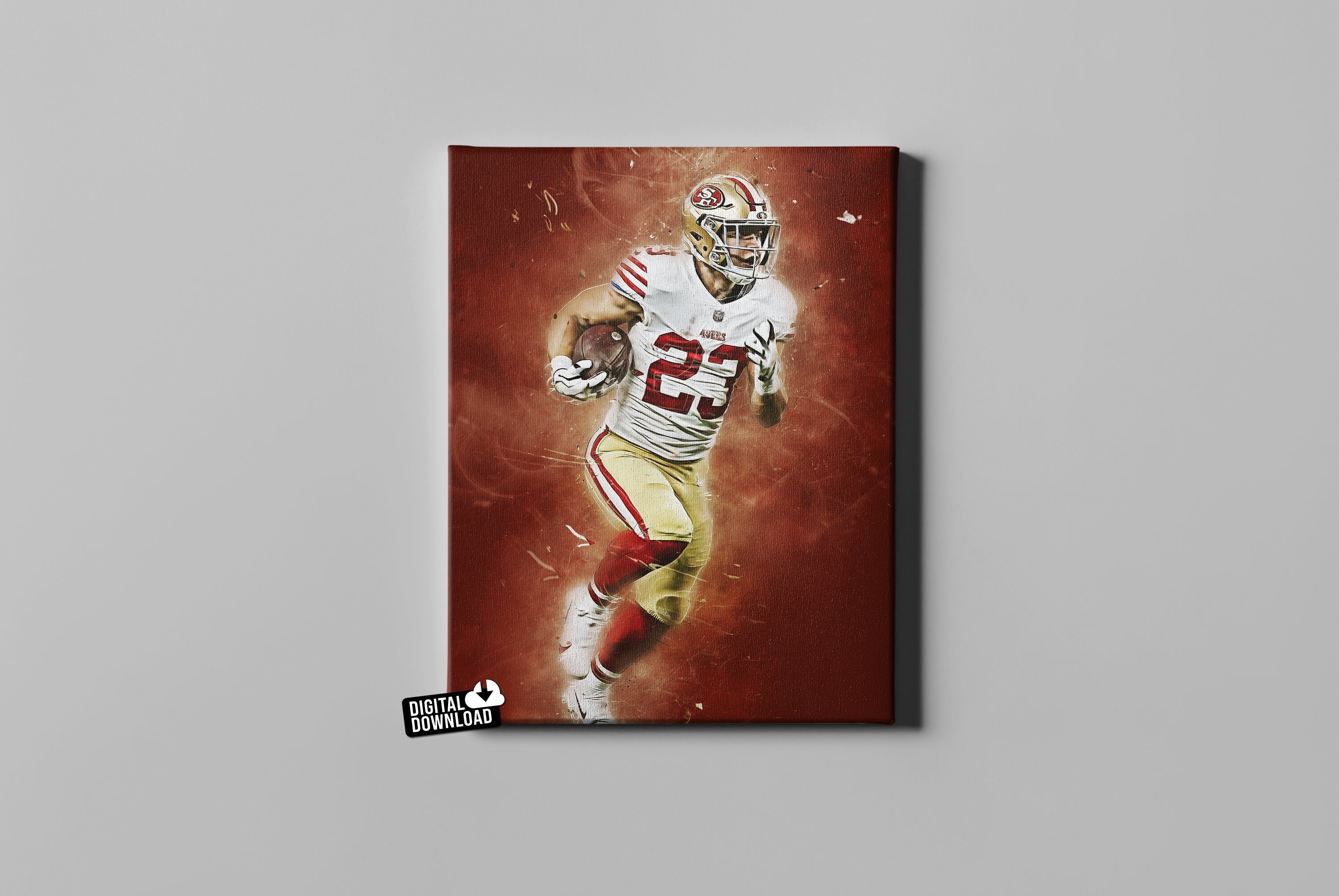 Christian Mccaffrey Edit, Cincinnati Bengals, Digital Download, Print ...