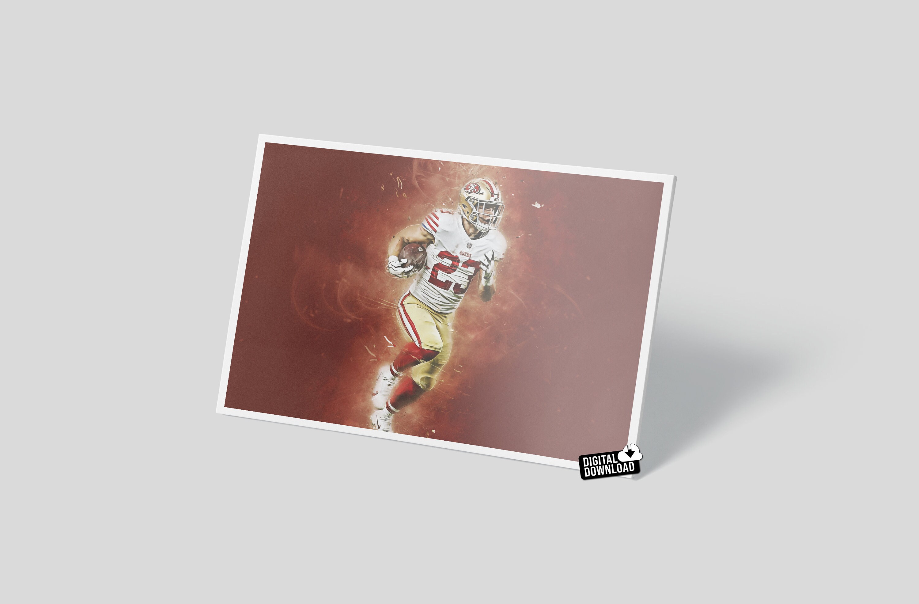Christian Mccaffrey Edit, Cincinnati Bengals, Digital Download, Print ...