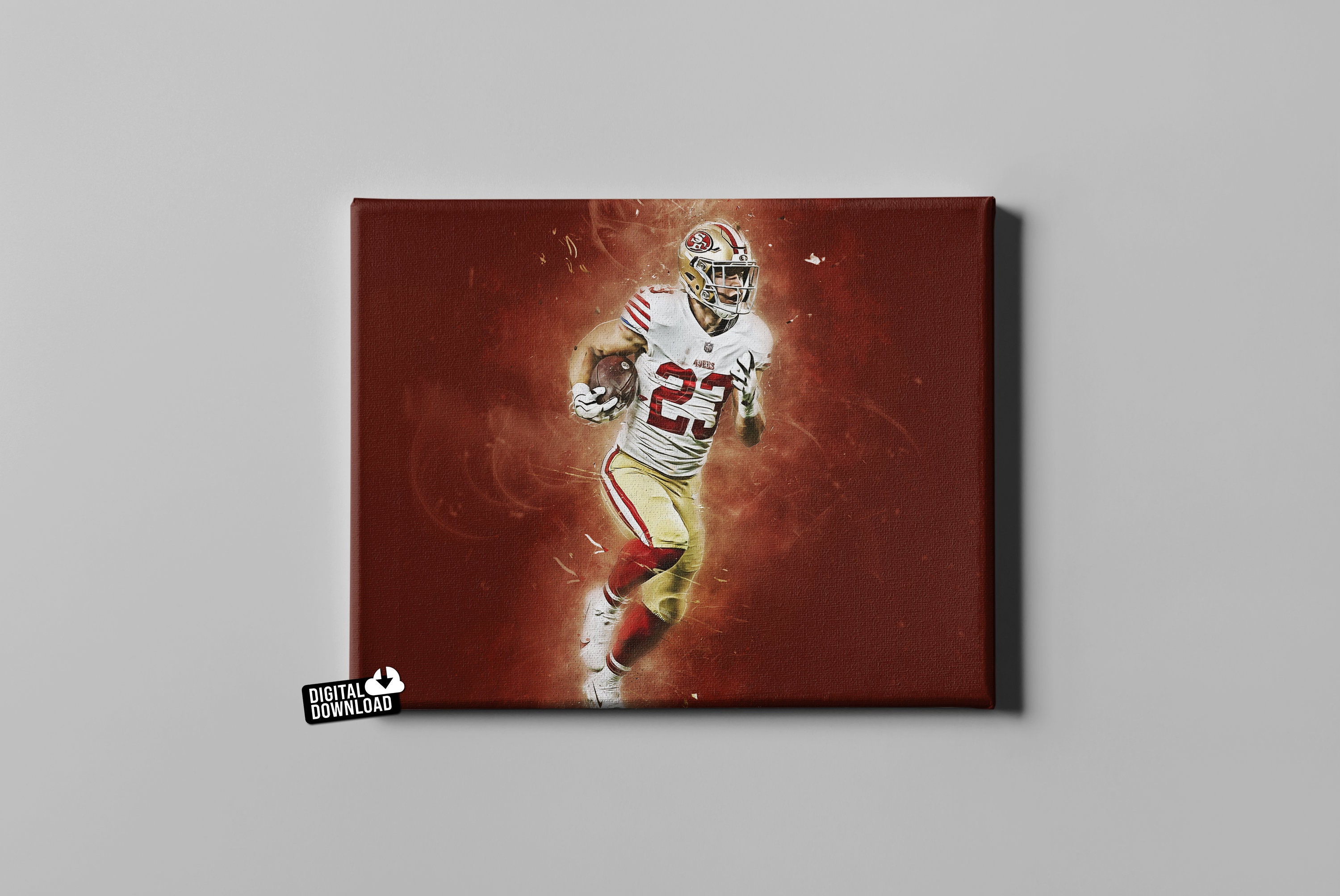 Christian Mccaffrey Edit, Cincinnati Bengals, Digital Download, Print ...