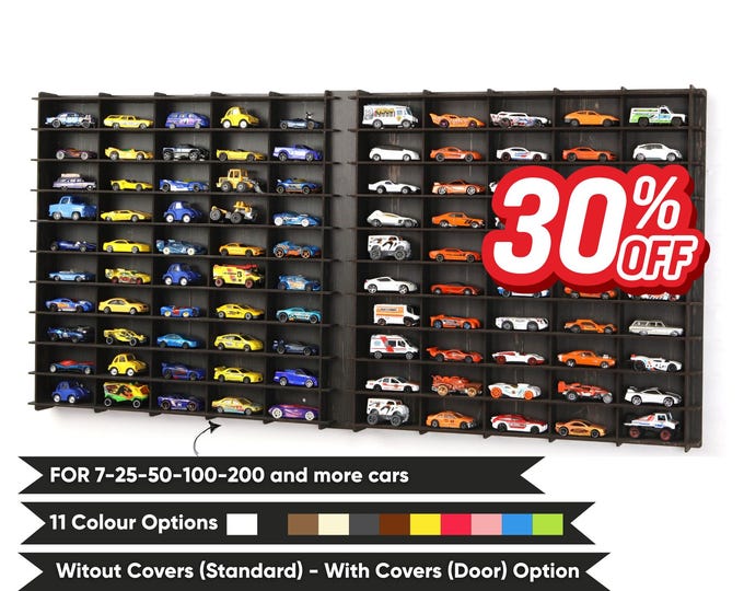 Old Black Toy Car Storage for 100cars|diecast Car Storage | 1:64 Car ...