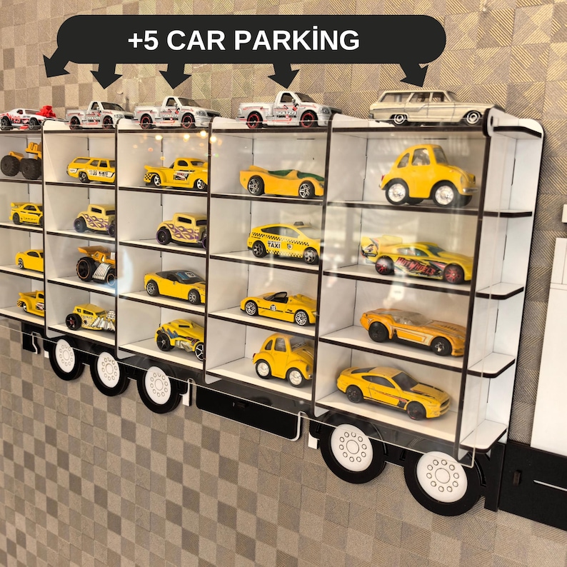 Toy Car Truck Display Case: Hot Wheels, Matchbox Organizer - Etsy