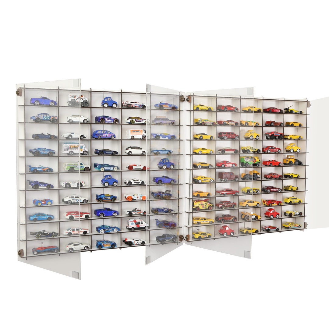 1/64 Diecast Car Display Case: Hot Wheels & Matchbox Storage Shelf - Etsy