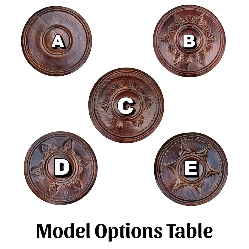 Handcrafted Rustic Wood Ceiling Medallion, Decorative Ceiling Cover (15 ...