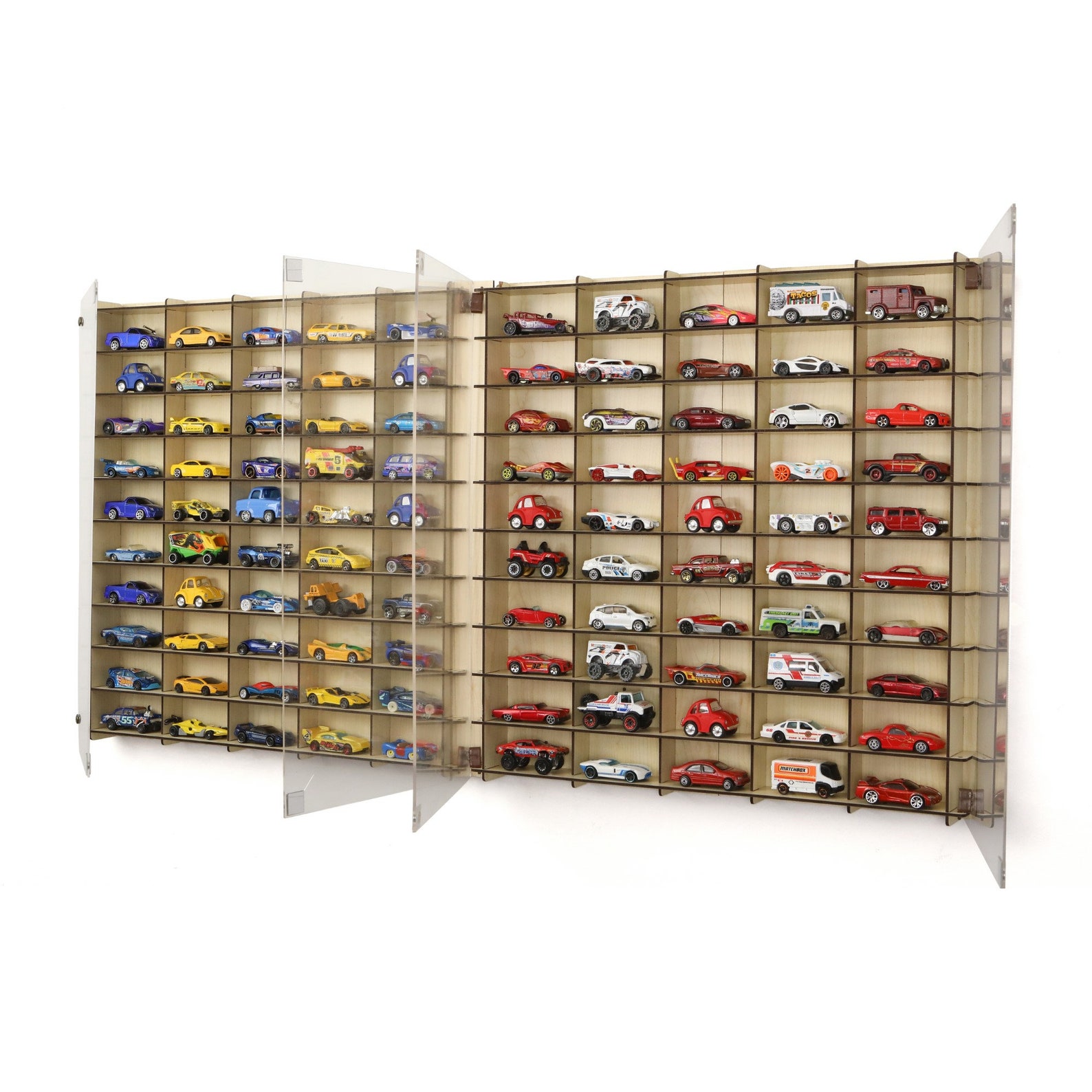1/64 Diecast Car Display Case: Hot Wheels & Matchbox Storage Shelf - Etsy