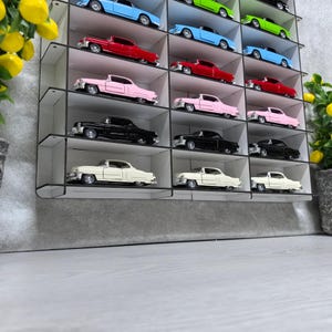 1/32 Scale Diecast Car Display Case: Toy Car Garage Organizer - Etsy