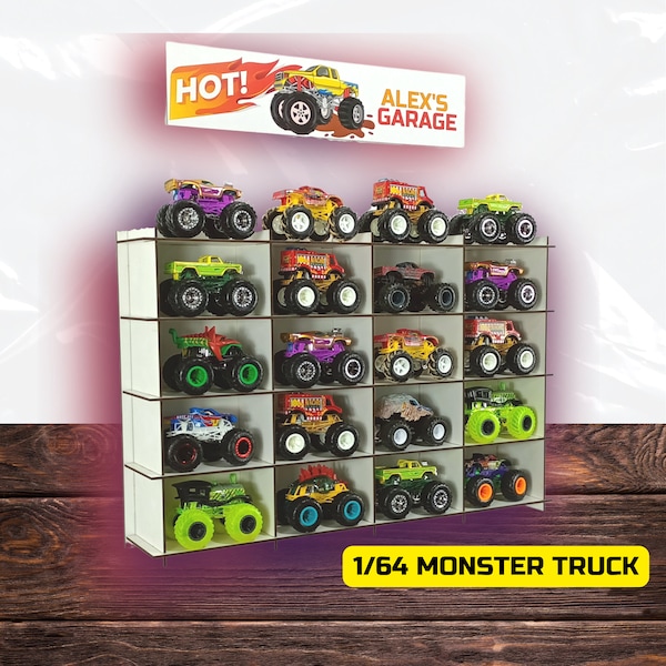 Monster Jam Truck Storage Shelf - Etsy