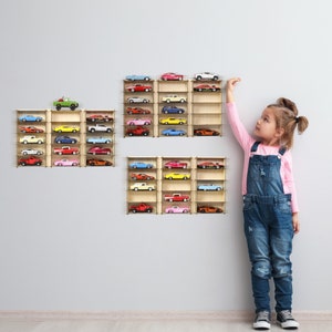 1/24 Model Car Display Case: Acrylic Diecast Car Shelf With Cover - Etsy