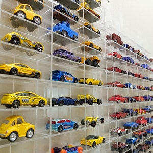 Plexiglass Car Display Case: Hotwheels & Matchbox Compatible Toy Garage ...