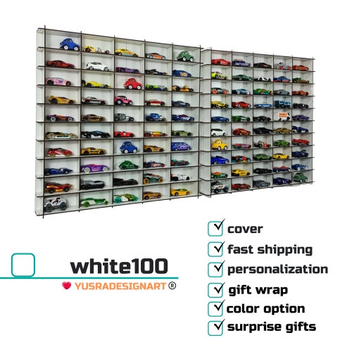 DIY 56 1:64 Diecast Car Display Case Kit With Mounting Holes - Etsy