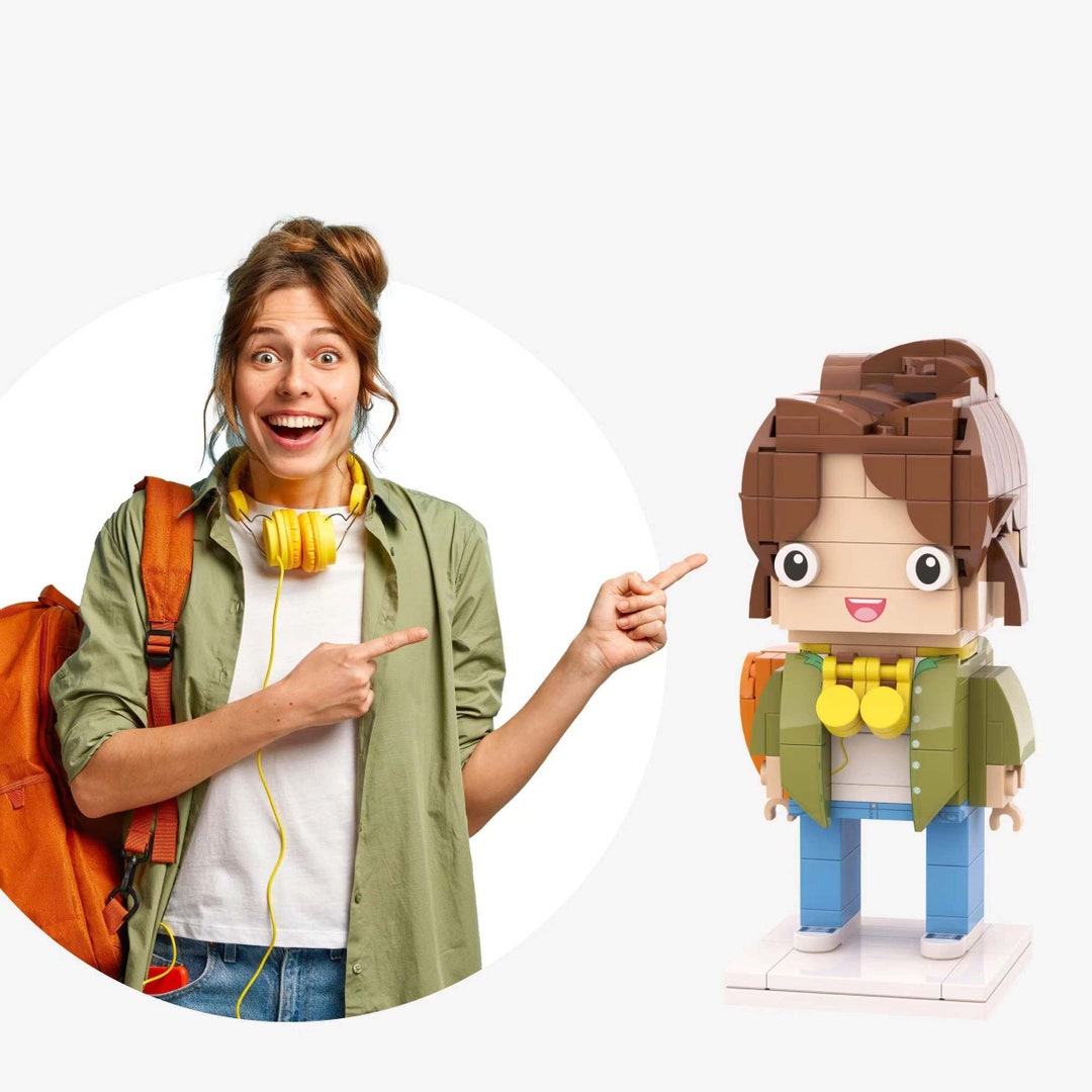 PATTERNED FIGURE, PARTICLE Block Toy, Custom Brick Figures ...