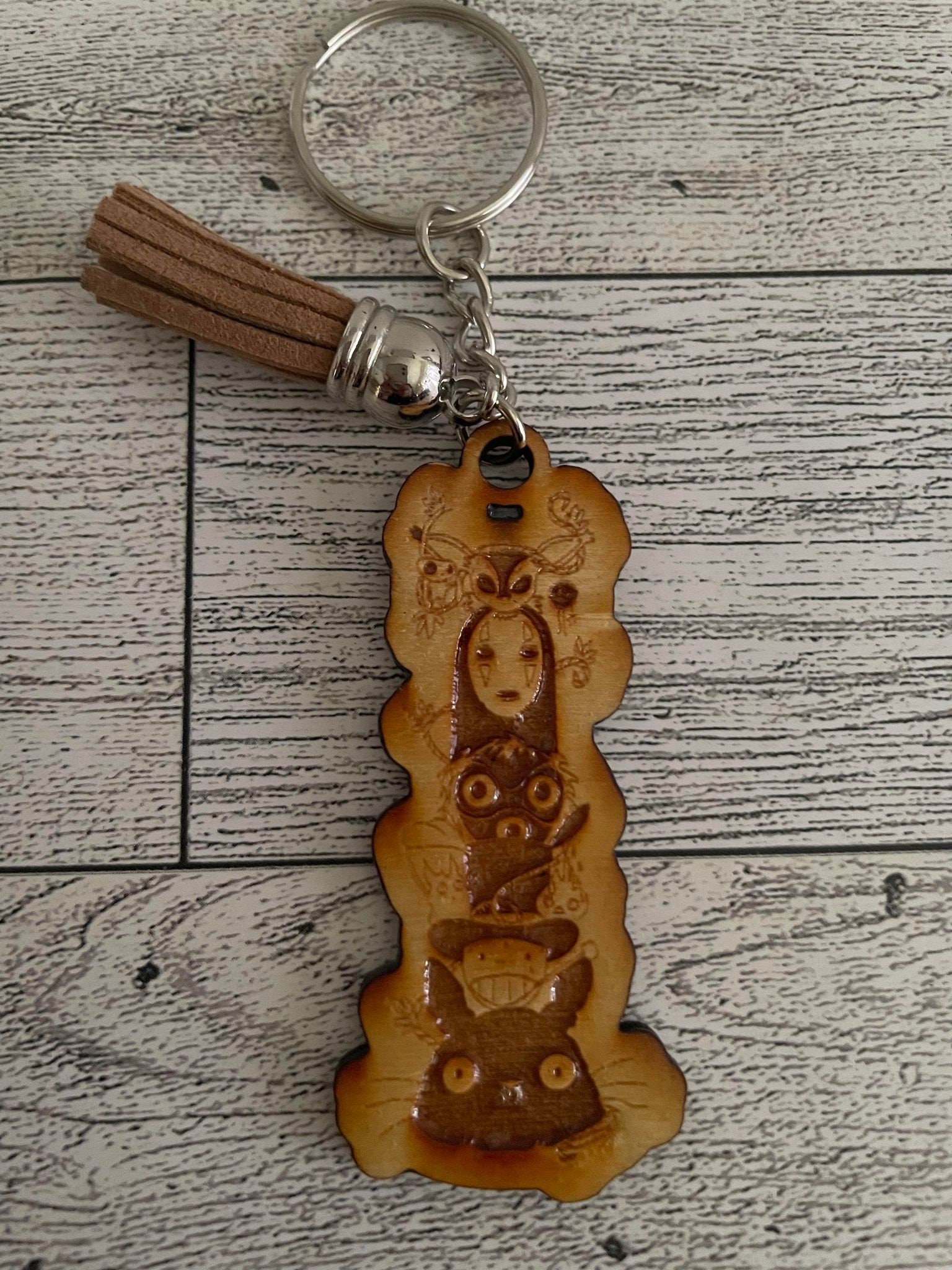Anime Studio Ghibli Inspired Keychains - Etsy