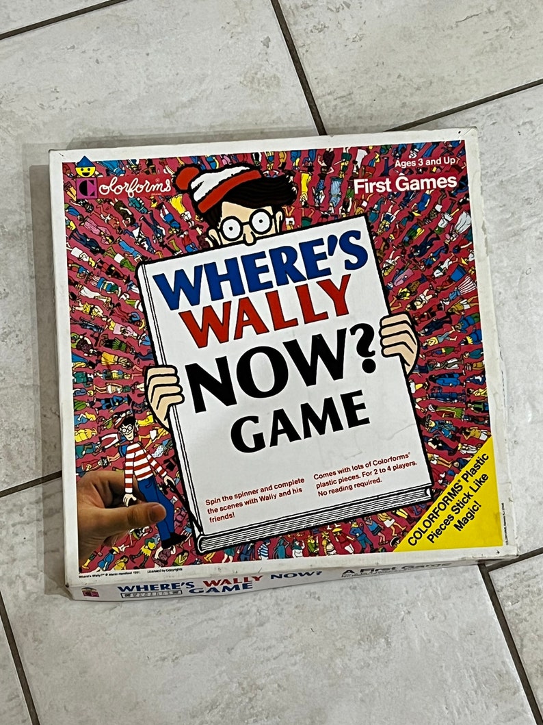 Rare Wheres Waldo Now Game Was Produced in 1991 - Etsy