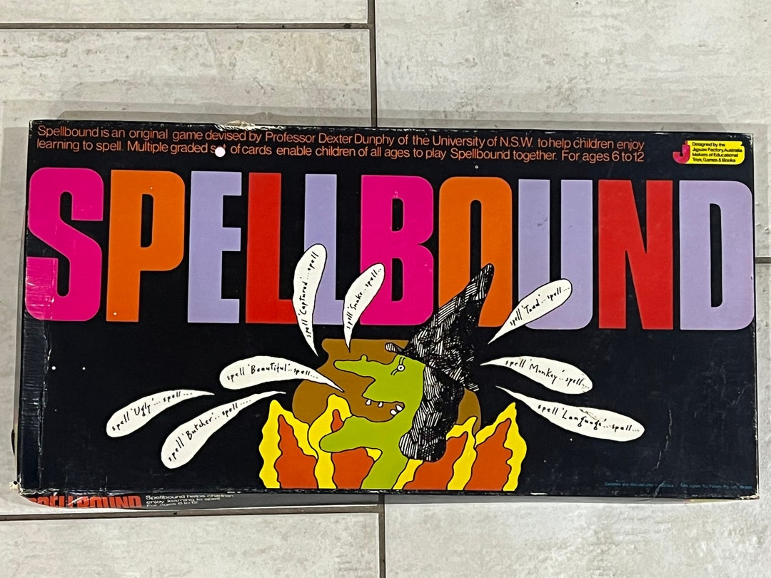 Rare. Spellbound Board Game. Complete. 1988. Designed in Australia ...