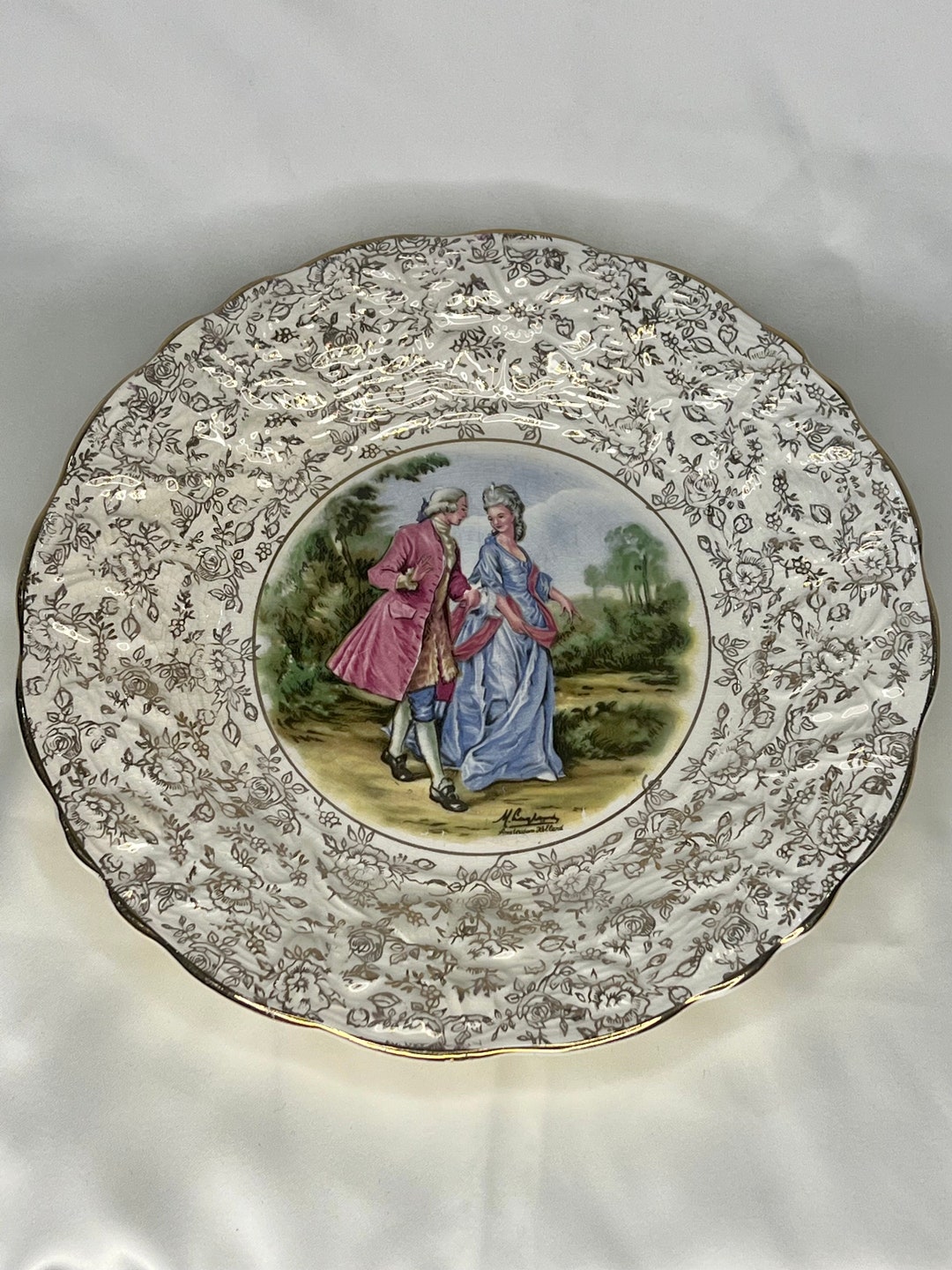 Collectors Plate. James Kent LTD Longton ‘romance’. England. Circa 1950 ...