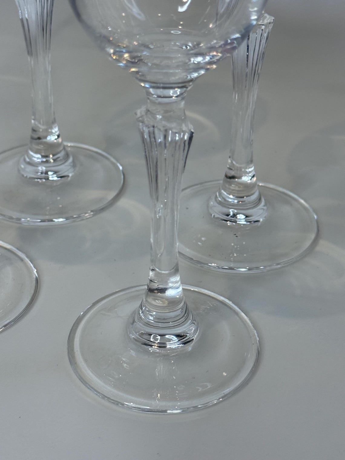 RCR Genesis Vintage Crystal Wine Glasses. Vintage Never Used. Set of 4 ...