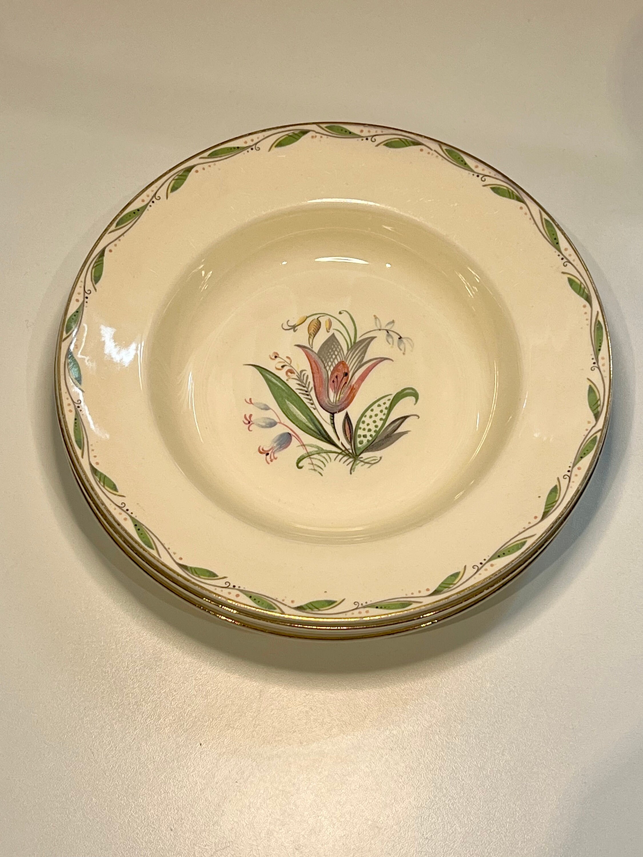 Vintage Burleigh Ware Cereal Bowls 'princess' Design. 4 Available 1940s ...