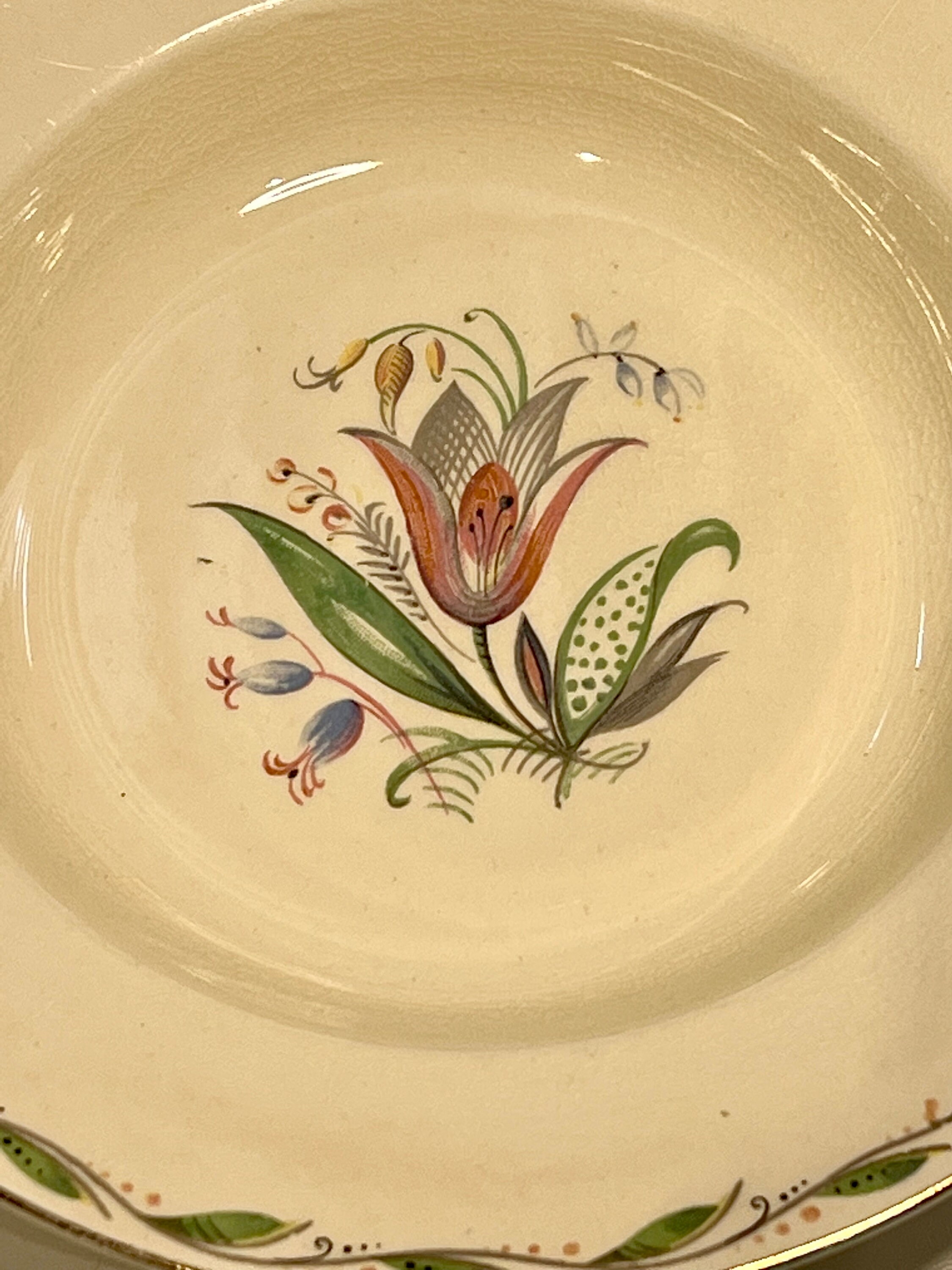 Vintage Burleigh Ware Cereal Bowls 'princess' Design. 4 Available 1940s ...