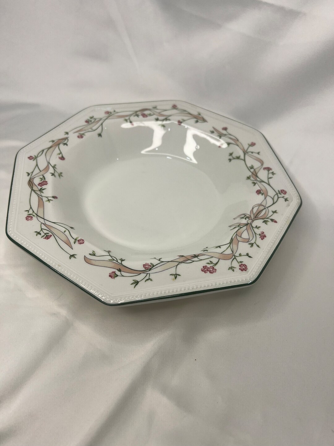 Johnson Brothers 1980s “eternal Beau” Octagonal Design, Soup Bowl ...