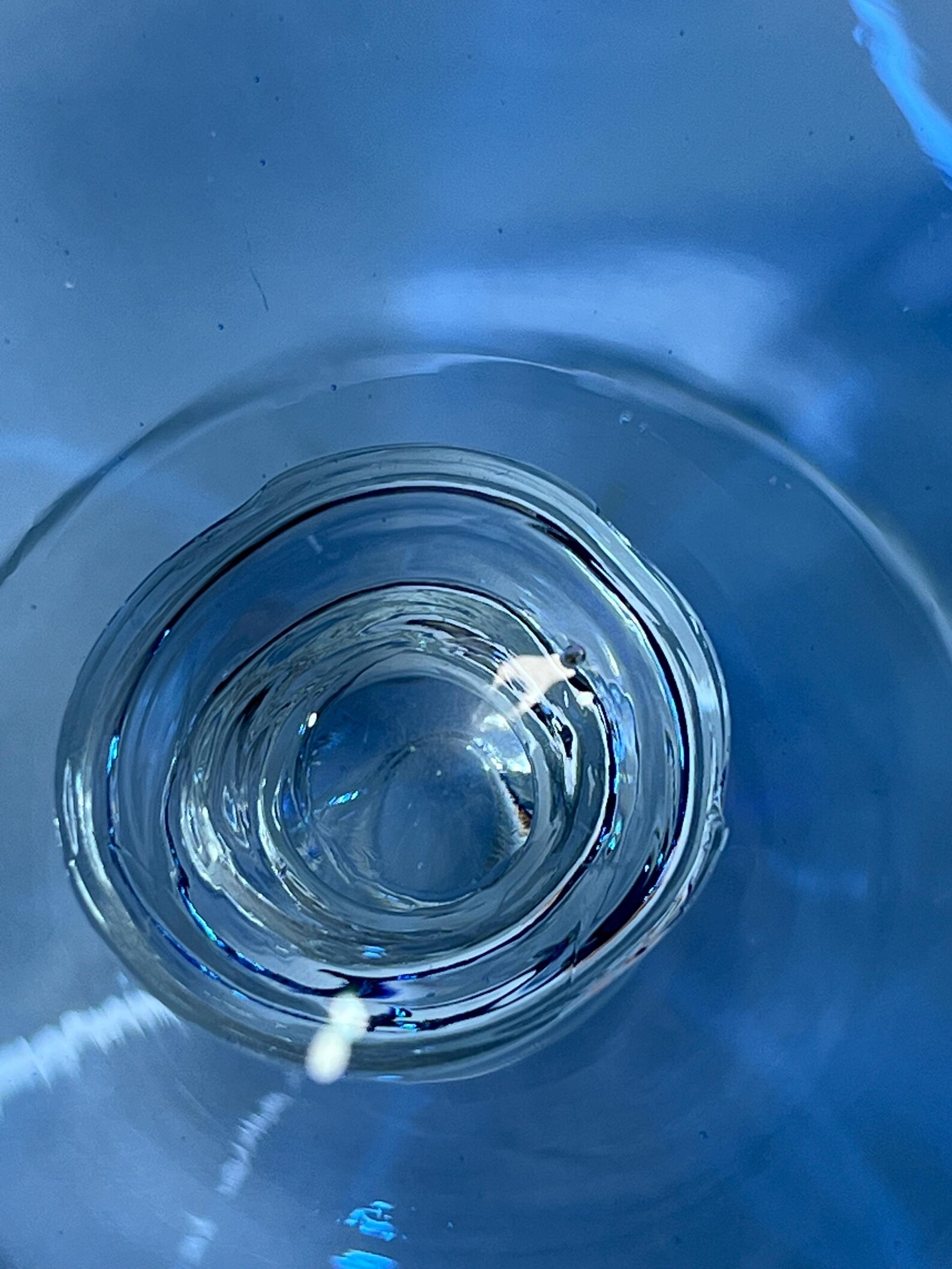 Extra Large Vintage Cobalt Blue Brandy Balloon Decorators Glass ...