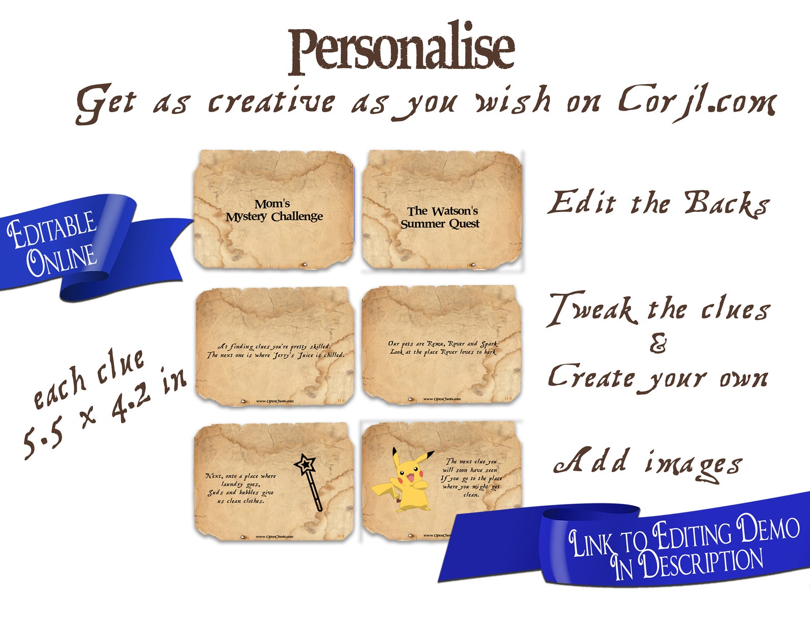 Ultimate Riddle Treasure Hunt Kit Scavenger Hunt Clues Party - Etsy