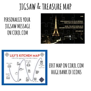 Surprise France Vacation Reveal Scavenger Hunt Clues, Jigsaw and ...