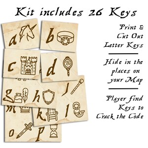 Outdoor Scavenger Hunt Game | Editable Treasure Map & Secret Code ...