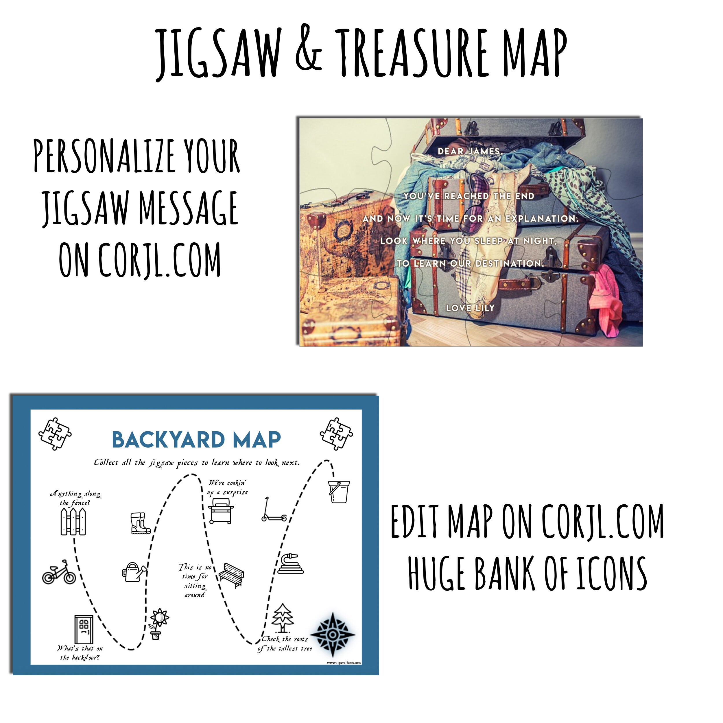 Surprise Vacation Scavenger Hunt: Riddle Clues & Boarding Passes ...