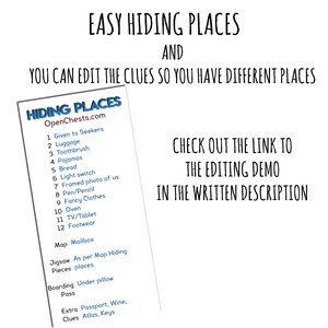 Surprise France Vacation Reveal Scavenger Hunt Clues, Jigsaw and ...