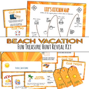 Vacation Scavenger Hunt With Riddle Clues and Boarding Passes - Great ...