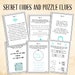 Victorian Themed Treasure Hunt Clues Adult Puzzles and Ciphers Editable ...